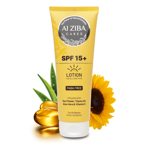 ALZIBA CARES SUNSCREEN 15+ SPF | No White Cast | Lightweight | For All ...